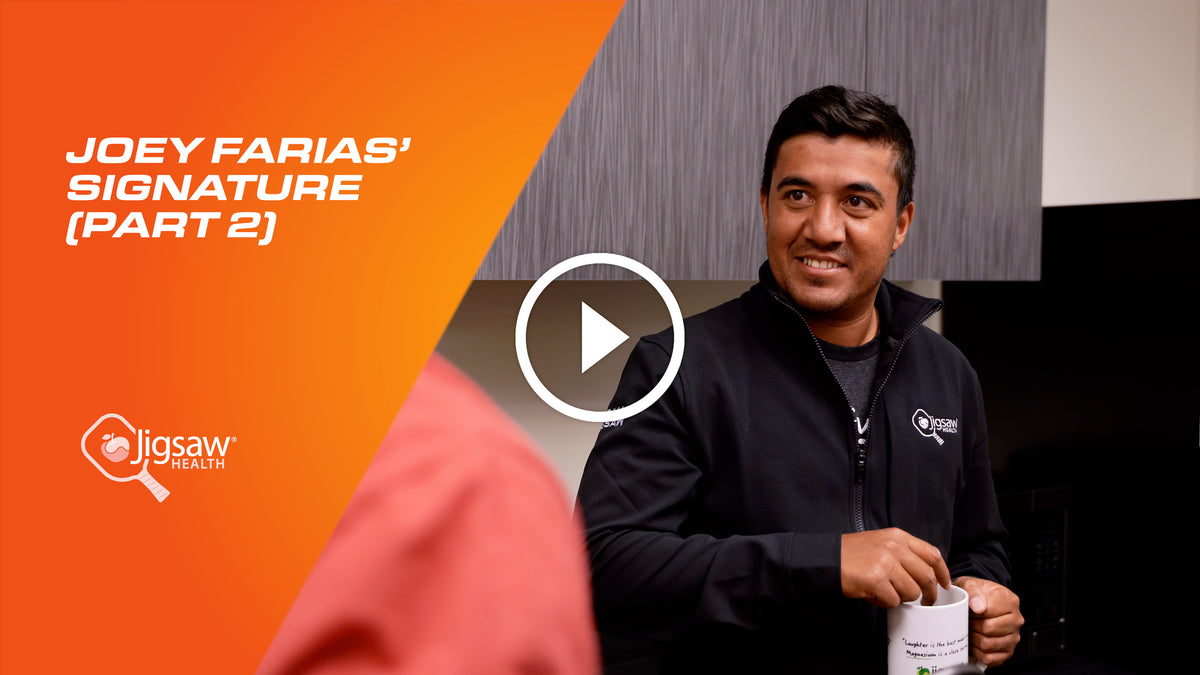 Blog - Joey Farias' Signature (Part 2) | We Love Pickleball, Too