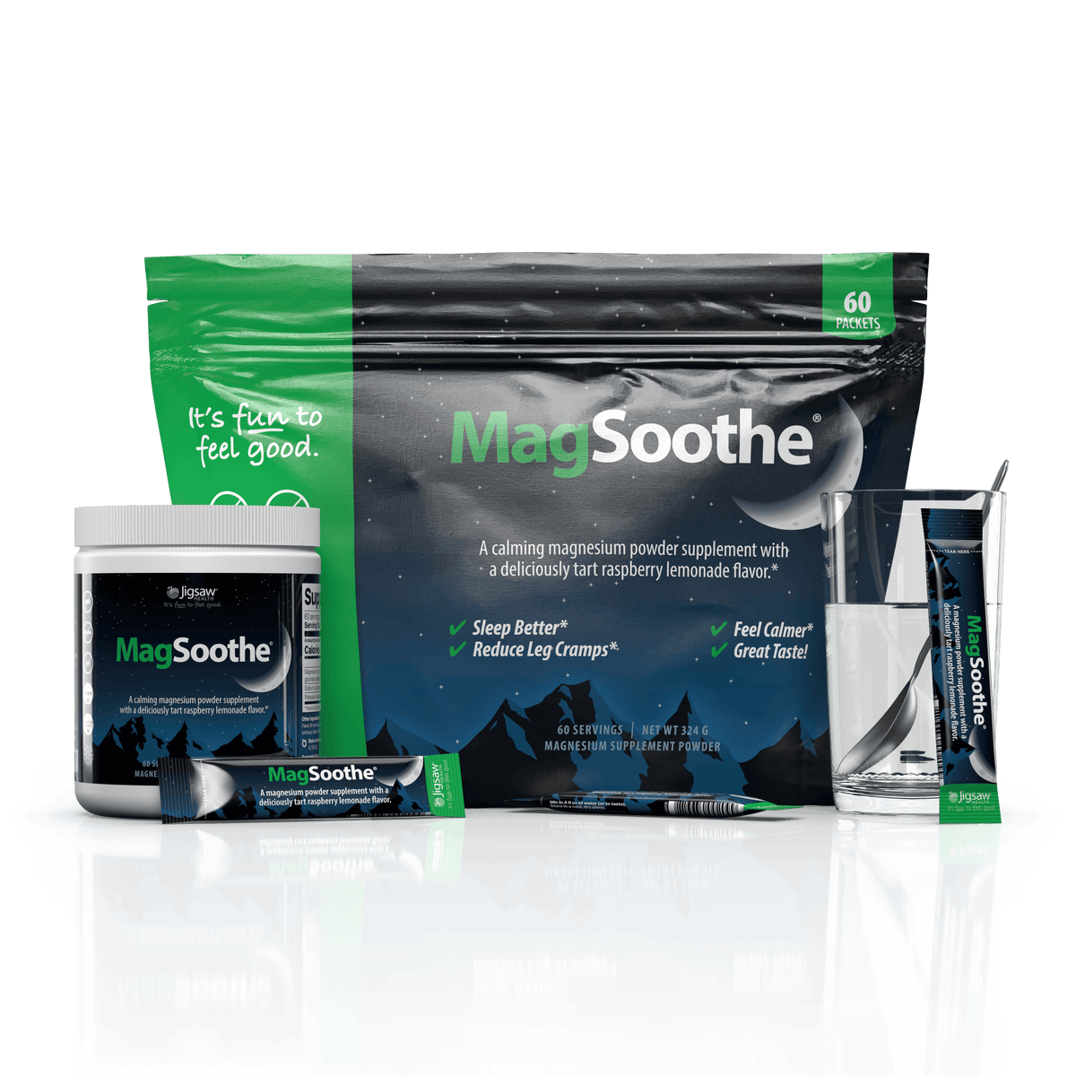 Jigsaw MagSoothe™ | Magnesium Glycinate | Calm Magnesium Supplement for ...