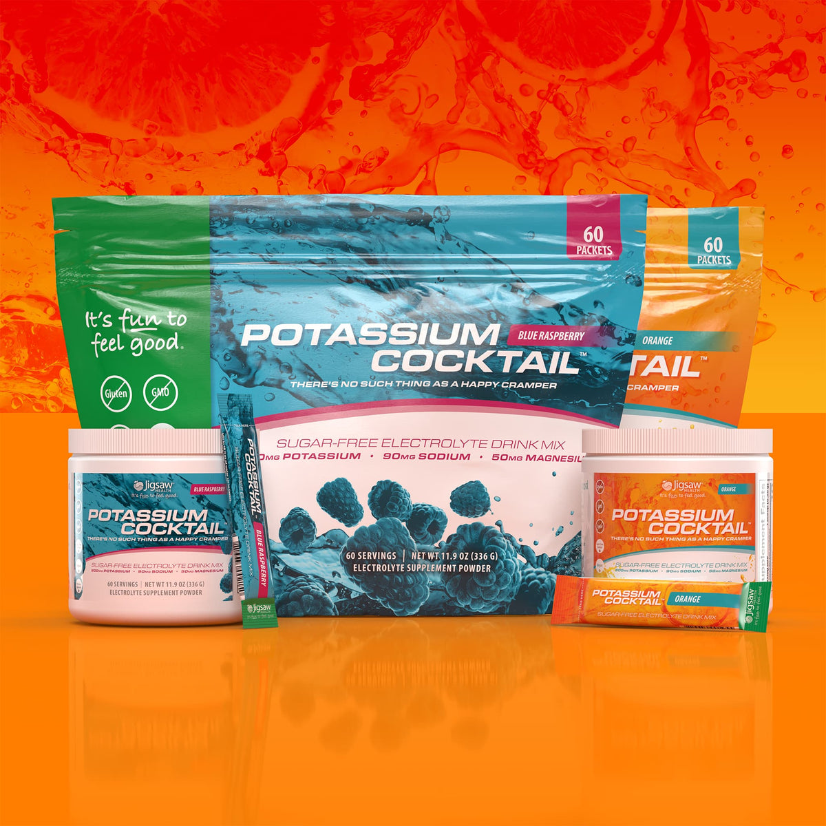 Jigsaw Pickleball Cocktail® | Potassium Electrolyte Drink | Sugar-Free